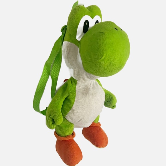 Nintendo | Accessories | Vtg Nintendo Plush Yoshi Backpack | Poshmark